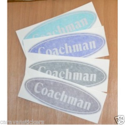 COACHMAN Caravan - (RESIN DOMED) - Badge Sticker Decal Graphic - SINGLE ...