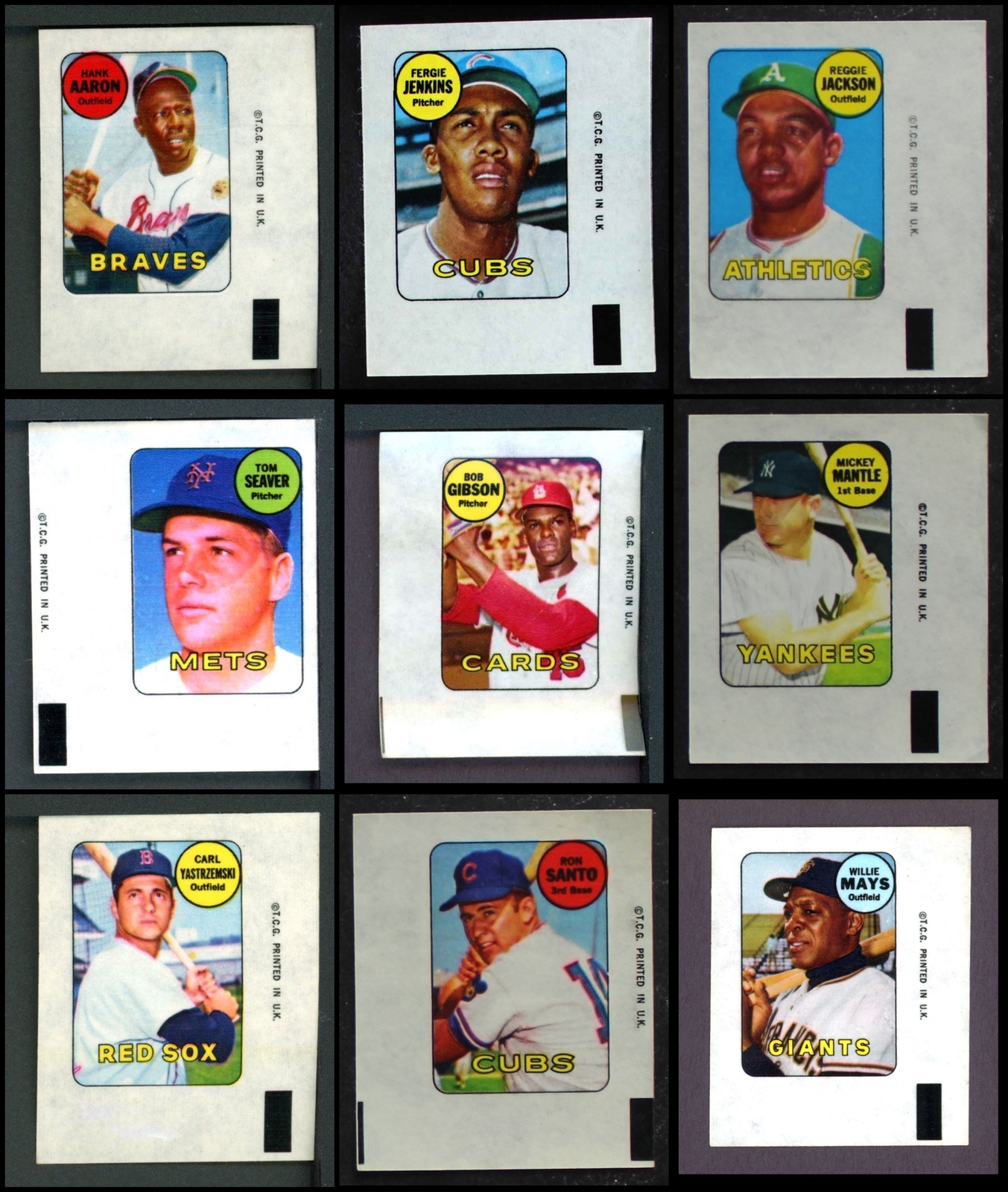 1969 Topps Decals Baseball Almost Complete Set 6.5 - EX/MT+ 6890176 | eBay
