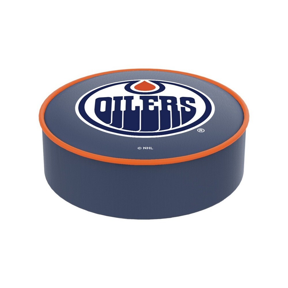 NHL - Edmonton Oilers Bar Stool Seat Cover Design 1 Hockey Team Logo | eBay