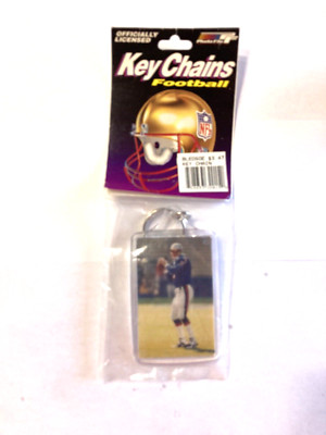 1993 Photo File NFL Football Key Chain Drew Bledsoe New England ...
