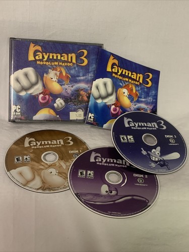 Rayman 3: Hoodlum Havoc (PC, 2003) Complete 3 Disc | eBay