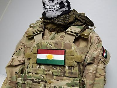 3x6" Peshmerga Kurdistan Oversized Patch for Plate Carrier Special ...
