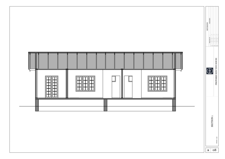 American Style Tiny House Plan With CAD file And PDF For Blueprint - 2 ...