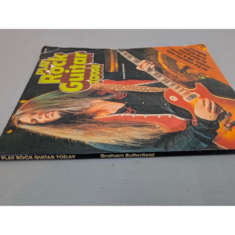 Play Rock Guitar Today Music Book Graham Butterfield Learn Scales ...