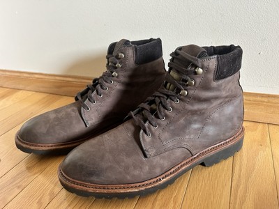 Men's Brown Nubuck Allen Edmonds 6053 Higgins Mill Barbour Chukka Boots ...