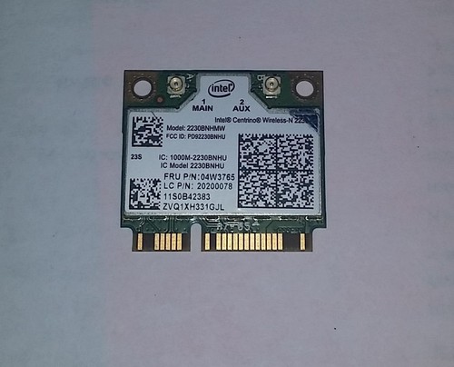 Intel N 2230 2230BNHMW + BT 4.0 card for Lenovo 20200078 0B42383 ...
