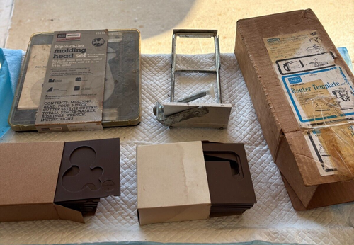 Sears Craftsman Router Template Set 9-25182 Vintage Numbers & Letters ...