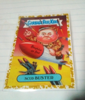 Topps GPK SCUD BUSTER GOLD Border INSERT We Hate the 90's Series Card ...