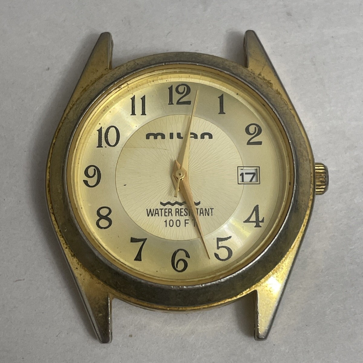 Ac Milan 2010 Lineup For Daytona Milan Watch Men Stainless Gold Steel