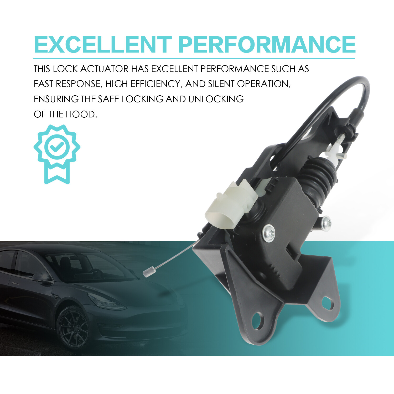 Hood Bonnet Lock Latch Actuator for 2017 2018 2019 2020 2021 2022 Tesla ...