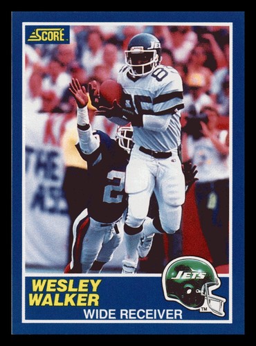 Wesley Walker 1989 Score #35 New York Jets Mint | eBay