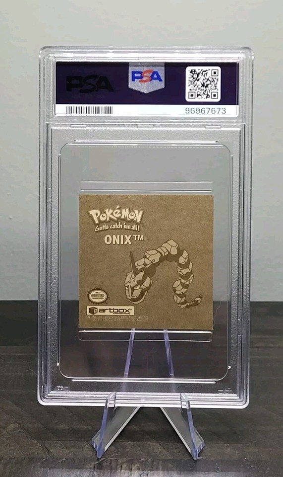 1999 Pokémon Series 1 Artbox Gold ONIX G10 PSA 10 | eBay