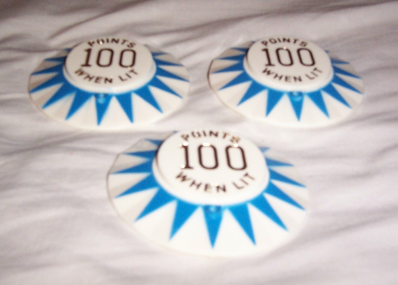 Bally Supersonic Delta Queen Vampire Pinball Machine Pop Jet Bumper Cap ...