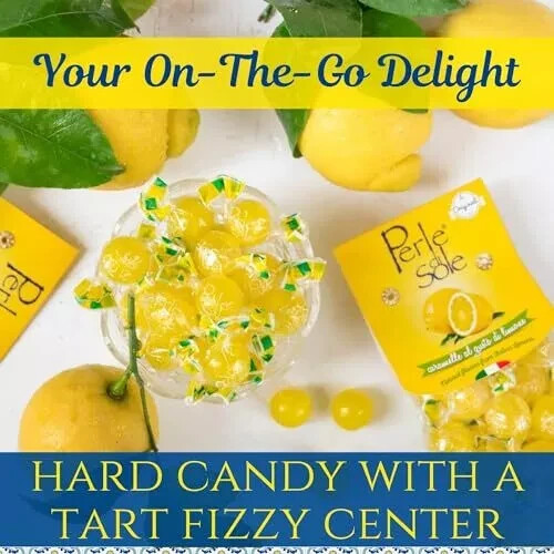 Italian Lemon Candy Drops - Lemon Hard Candy Individually Wrapped ...
