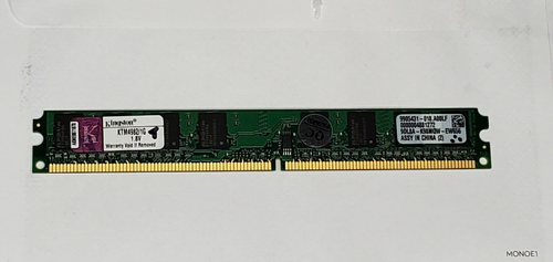 Kingston 2GB (2x1GB) 240-Pin DDR2 SDRAM DDR2 667 PC2 5300 Low Profile ...