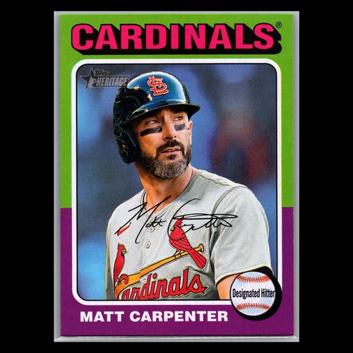 2024 Topps Heritage High Number – #589 Matt Carpenter – St Louis ...