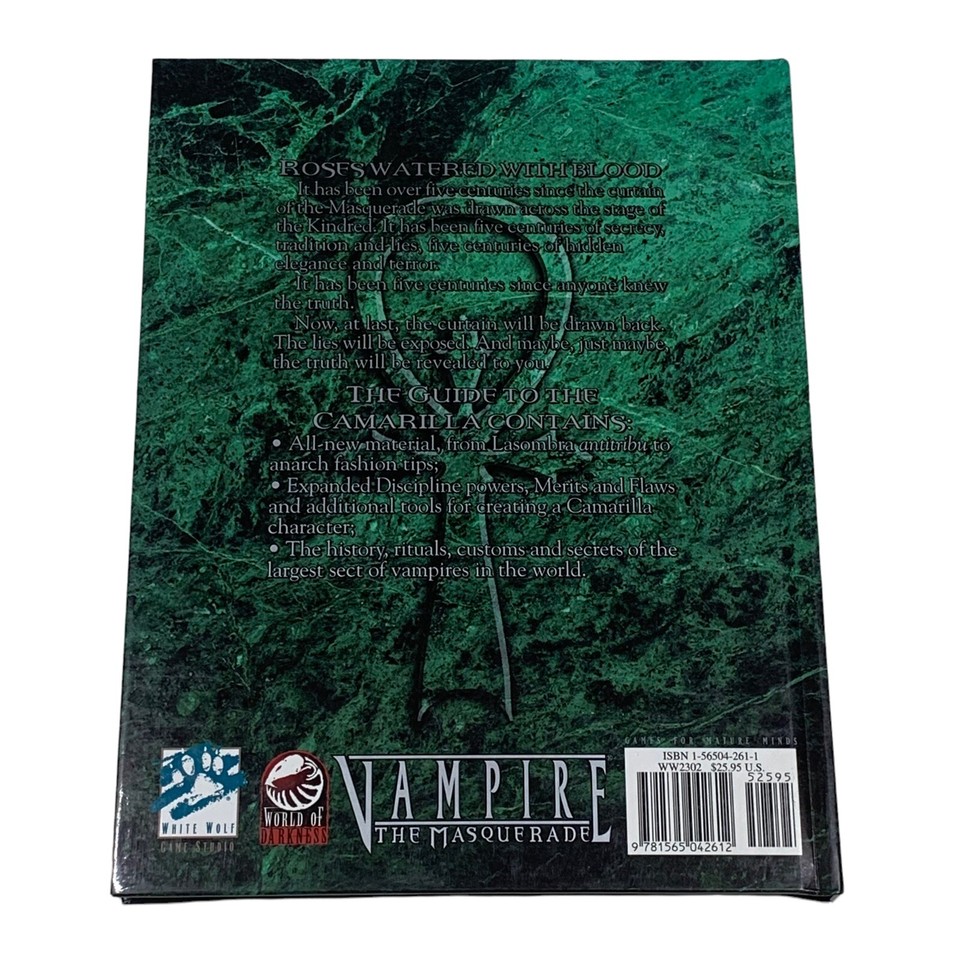 Vampire The Masquerade: Guide to the Camarilla RPG reference book ...