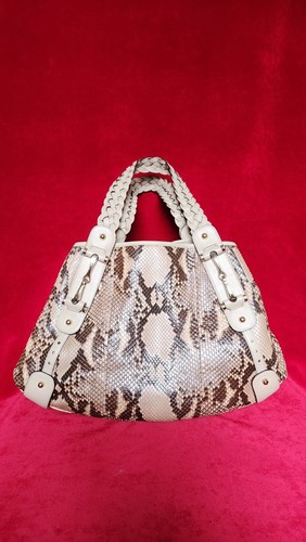 Gucci Pelham Medium Beige Python Shoulder Bag Retail $3750 | eBay