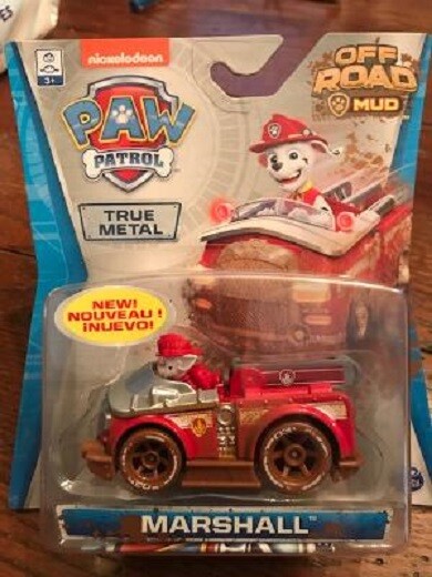 NEW release Nickelodeon Paw Patrol True Metal Off Road Mud MARSHALL IN ...