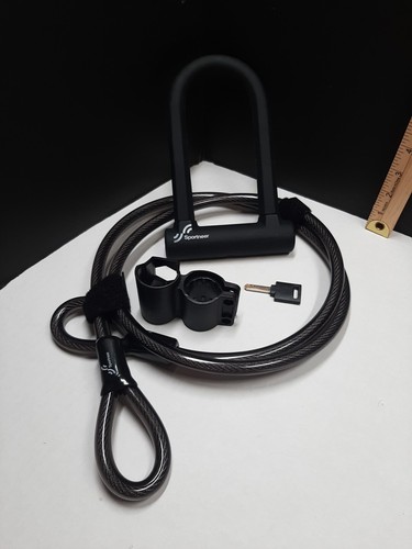 Sportneer Bike Lock: Heavy Duty Anti Theft Bike U Lock With 5Ft ...