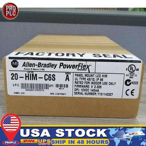 FACTORY SEALED Allen-Bradley 20-HIM-C6S Ser A Panel Mount LCD HIM AB 20 ...