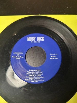 JIMMIE CAIRO Damascus MOD POPCORN EXOTICA 45 on MOBY DICK HEAR Moon Is ...