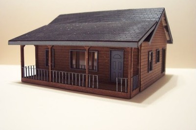 Osborn Model Kits 1025 HO Scale Lake Side Cottage | eBay
