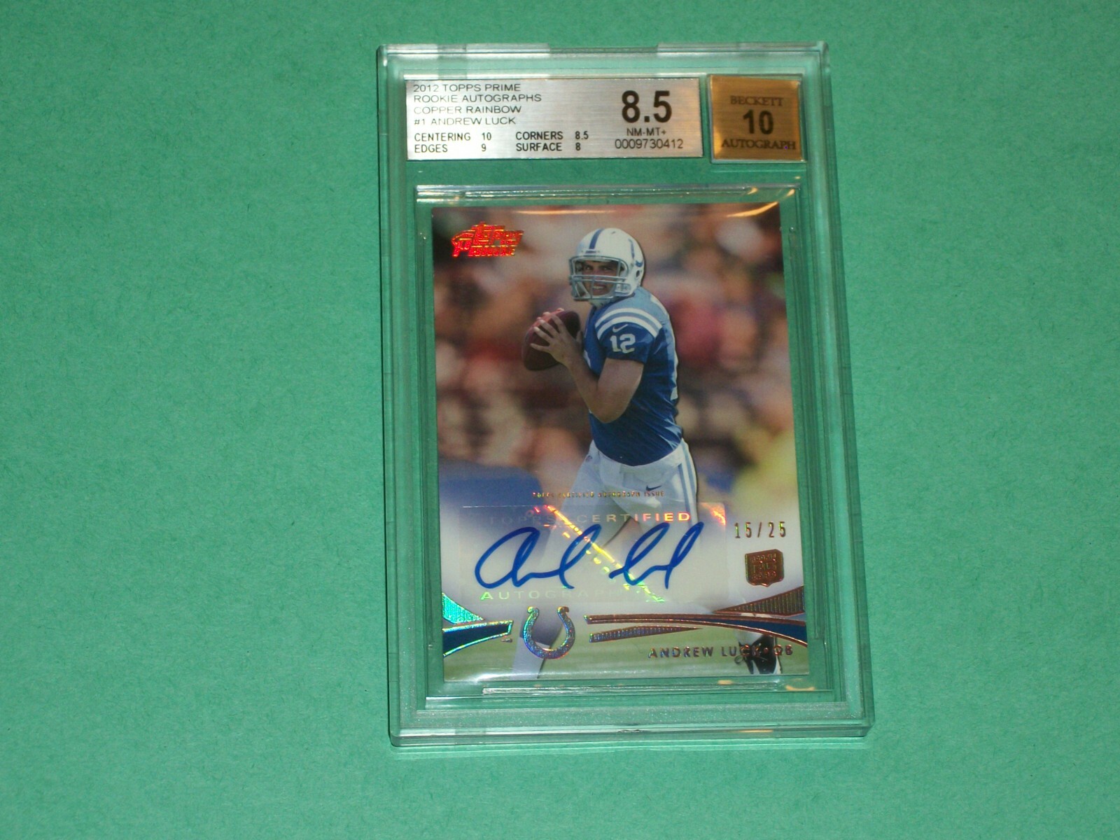 Andrew Luck | Autographed Football Memorabilia & NFL Merchandise