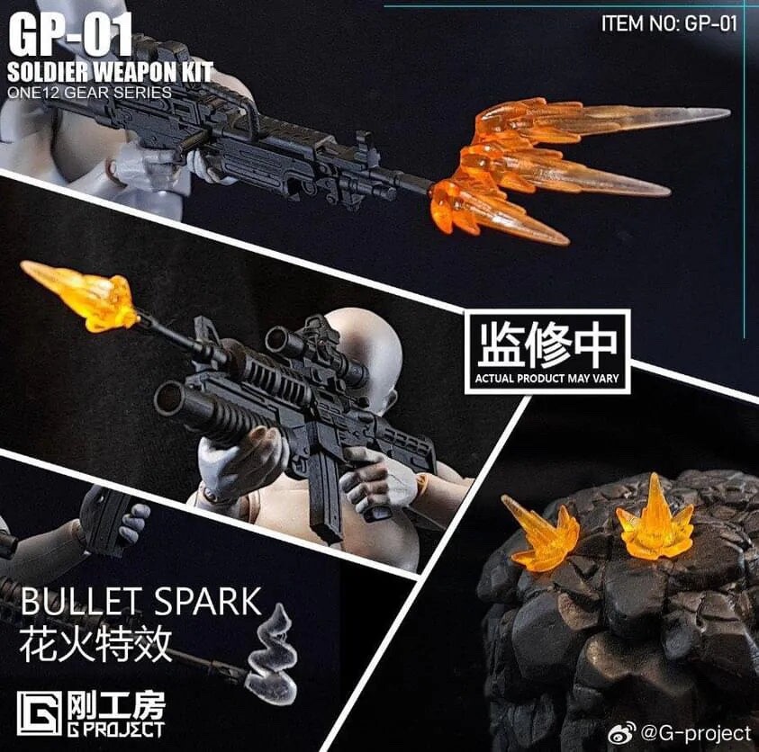 GP-01: G-PROJECT Gear Series 1/12 Scale Soldier Weapon Kit | eBay