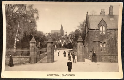 Blackburn Lancashire England Cemetery Vintage Postcard | eBay