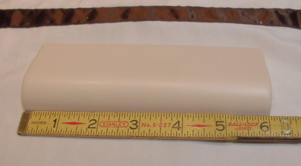 1 pc. Matte *Soft Pink* Ceramic Radius/Mudd Cap Bullnose Trim Florida ...