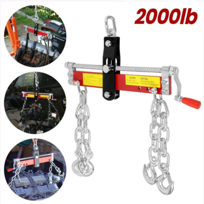 900kg Load Engine Leveler Balancer Shop Crane Hoist Chain Lift Loading ...