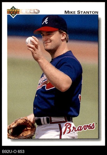 1992 Upper Deck #653 Mike Stanton Braves 8 - NM/MT | eBay