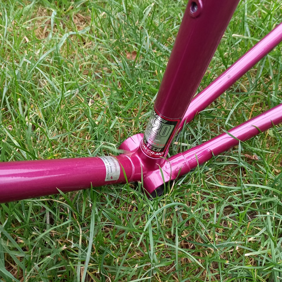 VINTAGE 1990,S CLAUD BUTLER TOURING FRAME & DYNATECH TITANIUM CYCLE ...