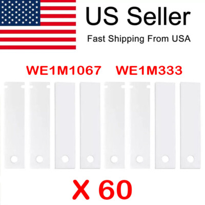 60 pcs Dryer Bearing Slides Front Drum Glide Kit Replacement WE1M1067 ...