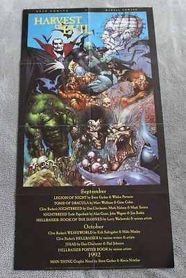 Harvest of Evil 1991 Clive Barker Dracula Nightbreed Hellraiser PROMO ...