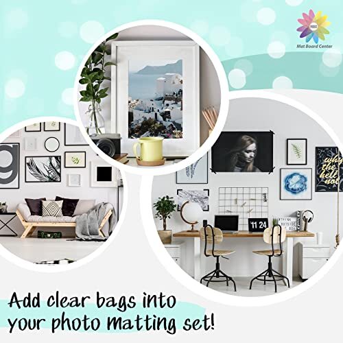 Mat Board Center 6" x 9"100 Pack Clear Resealable Sleeves Bags Small ...