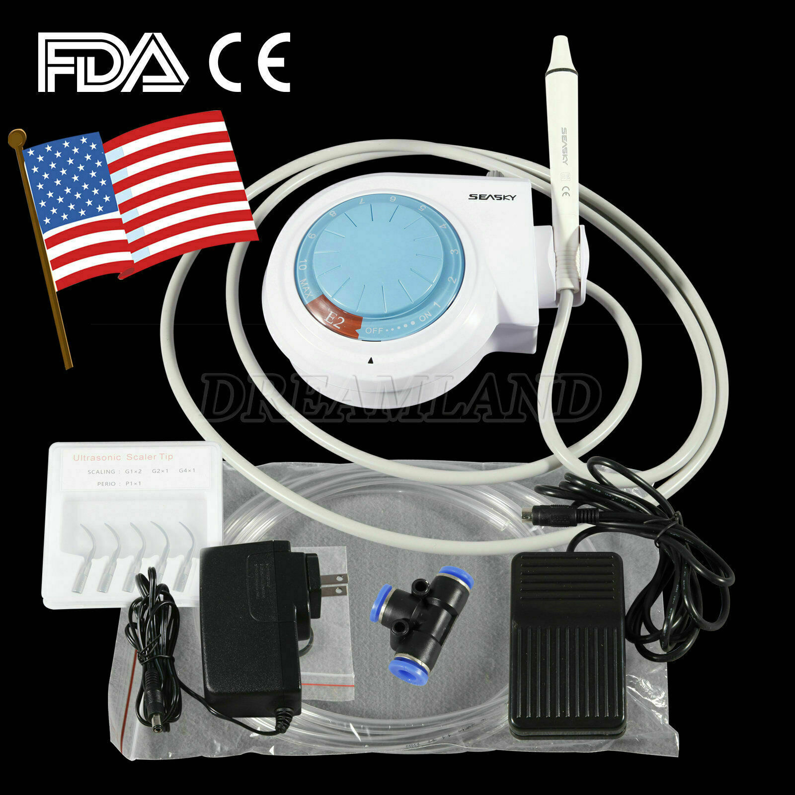 Dental ULTRASONIC SCALER Teeth Clean fit EMS FOR TEETH CLEANER +5*G1 ...