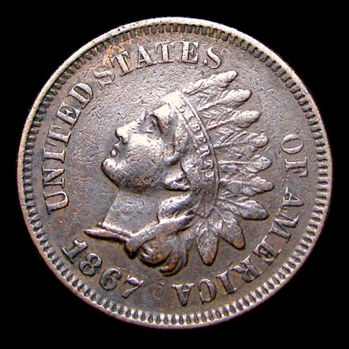 1867 Indian Cent Penny ---- Nice Details Coin ---- #765D | eBay