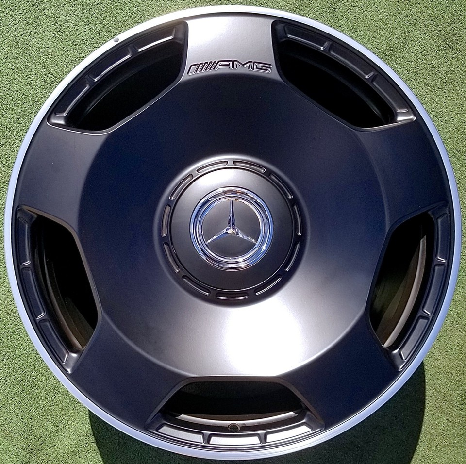 Factory Mercedes Benz MONOBLOCK Center Cap G63 G550 G Wagon OEM AMG ...