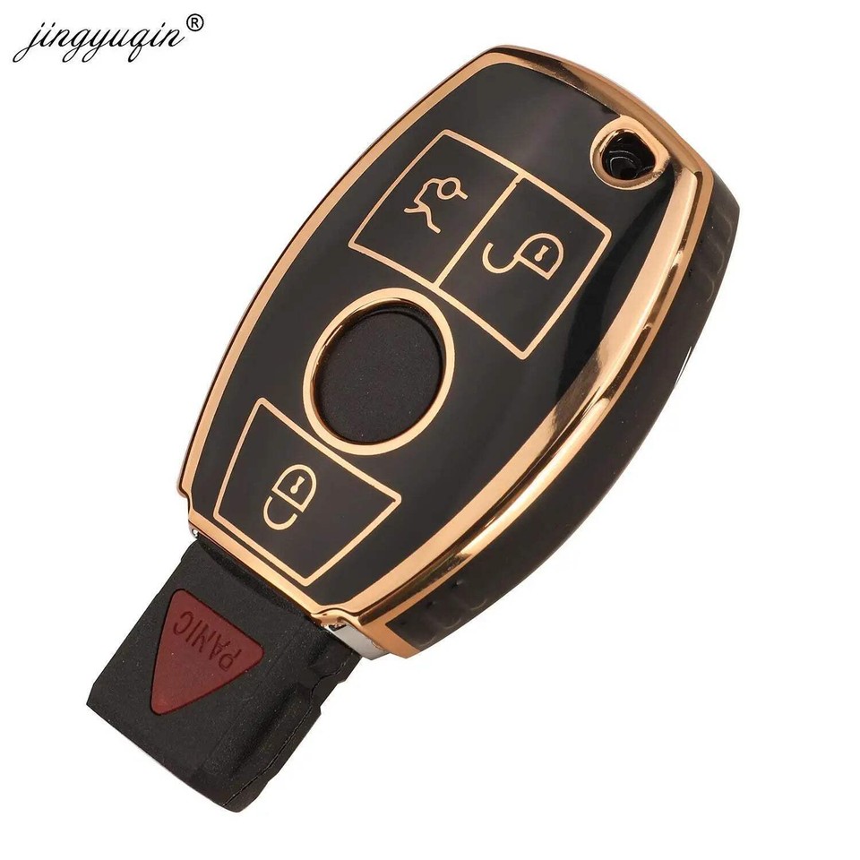 jingyuqin TPU Key Fob Cover For Mercedes Benz A B C E S Class W204 W205 ...