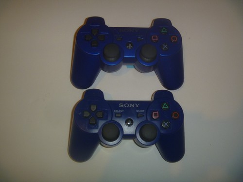 Lot Of 2 Official Sony PlayStation 3 PS3 SixAxis Dualshock Controller ...