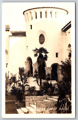 Santa Barbara California~Court House~Spanish-Moorish Style~1924-49 RPPC ...