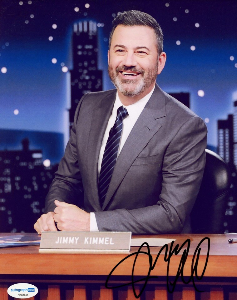 Jimmy Kimmel "Jimmy Kimmel Live!" AUTOGRAPH Signed Autographed 8x10 ...