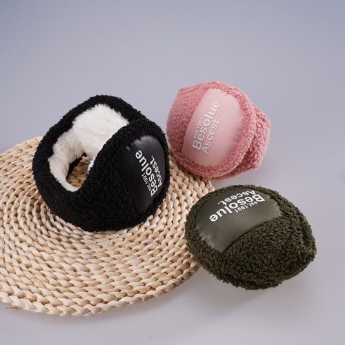 Folding Ear Cover Solid Color Windproof Earmuffs New Velvet Earmuffs ...