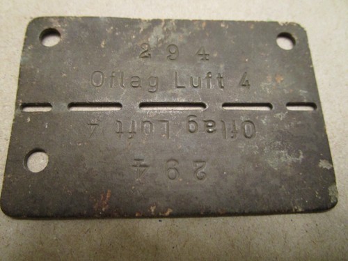 WW2 US AIR CORPS POW ID Metal TAG "OFLAG LUFT 4 #294 | eBay