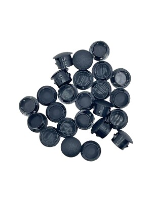 9/32" Hole Nylon Locking Panel Plugs Black Dome Cover 3/8" Top Width | eBay