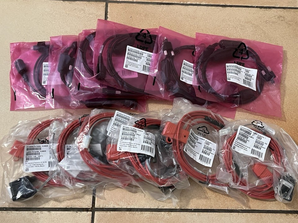 Motorola APX 6500/7500/8500 Data Tether Cable, Rear Ignition Cable Two ...