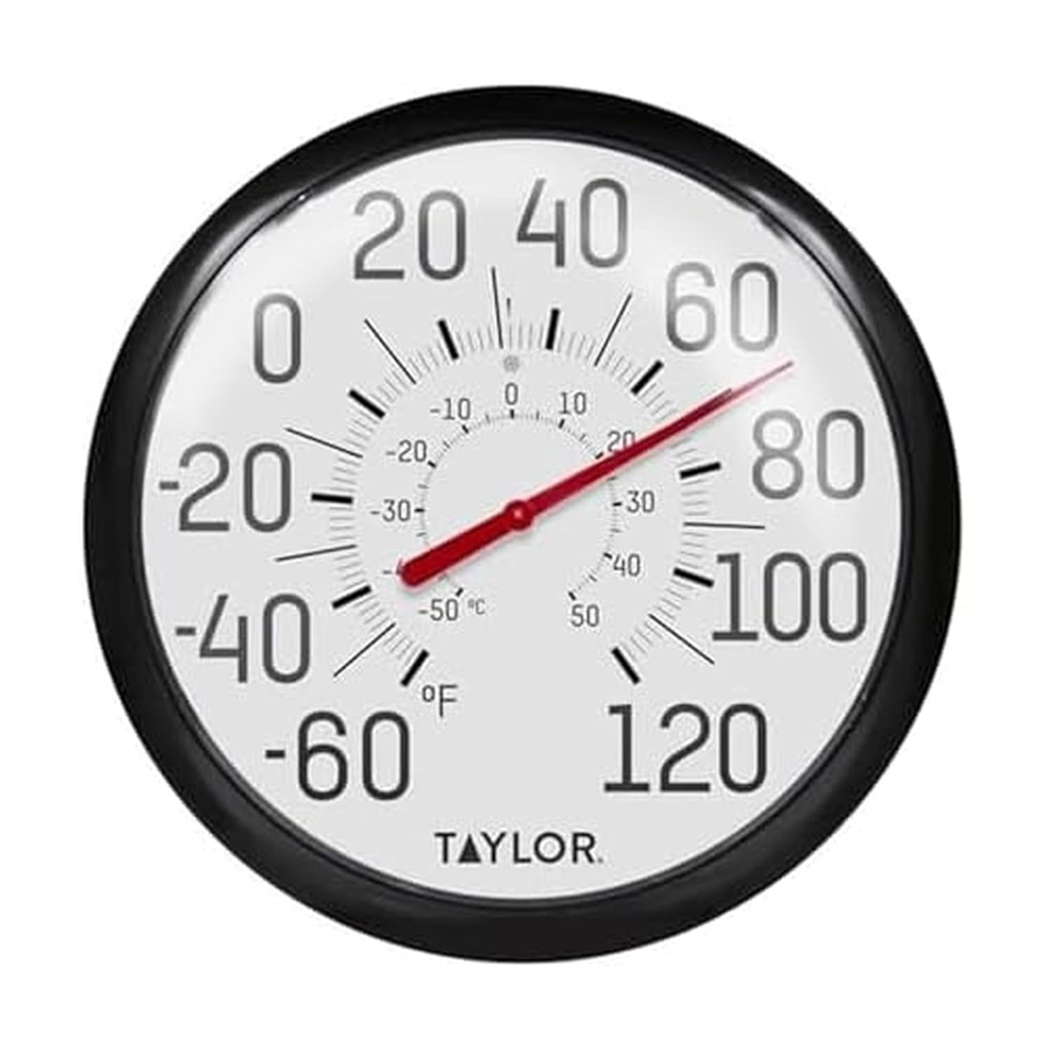 Big and Bold Wall Thermometer, Indoor Outdoor Thermometer, Wireless ...