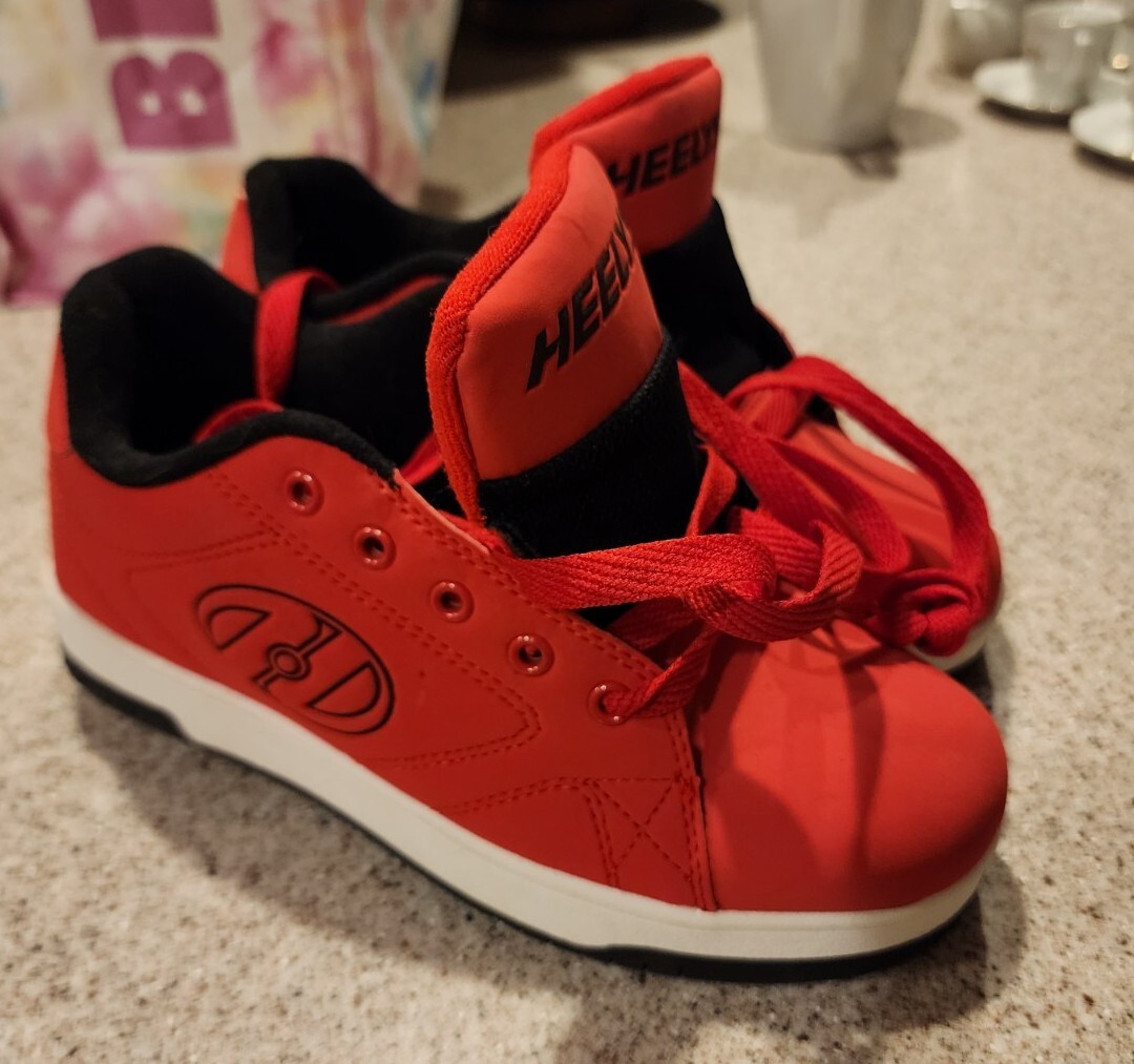 Heelys The Original Wheeled Shoes Skates Red/Black HES10434 Sz 5 Men's ...